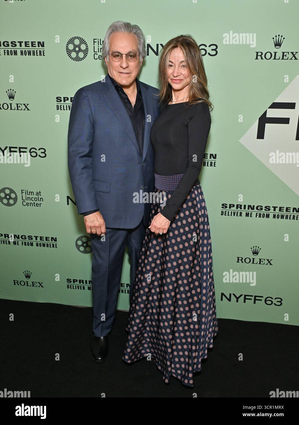 Max Weinberg, left, and Becky Weinberg attend the premiere of ...