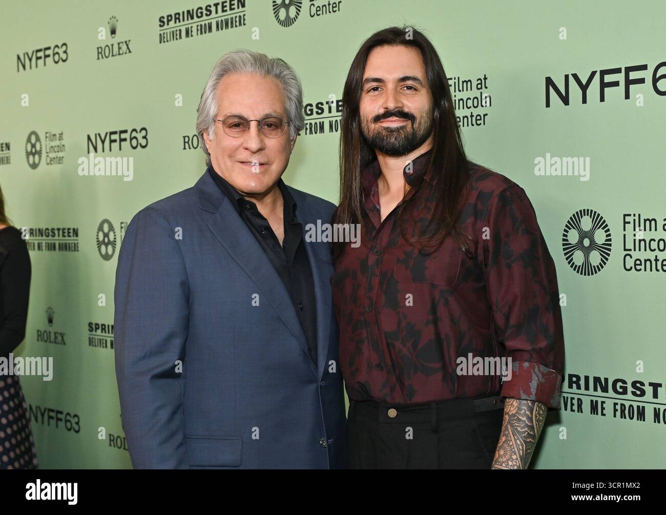 Max Weinberg, left, and Jay Weinberg attend the premiere of ...