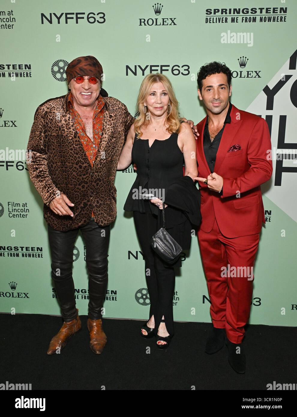 Steven Van Zandt, left, Maureen Van Zandt and Johnny Cannizzaro attend the premiere of ...