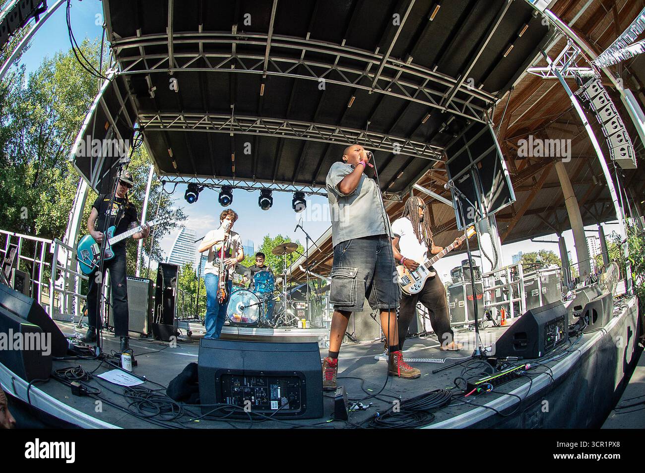 September 28, 2025: Kaila ''KT'' Thompson of UpChuck performing at the ...