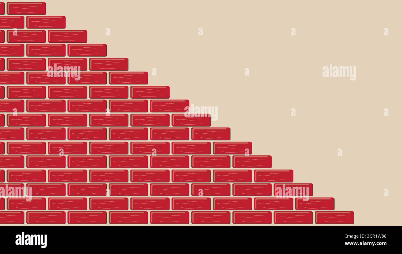 Banner old vintage bricks Stock Vector Images - Alamy