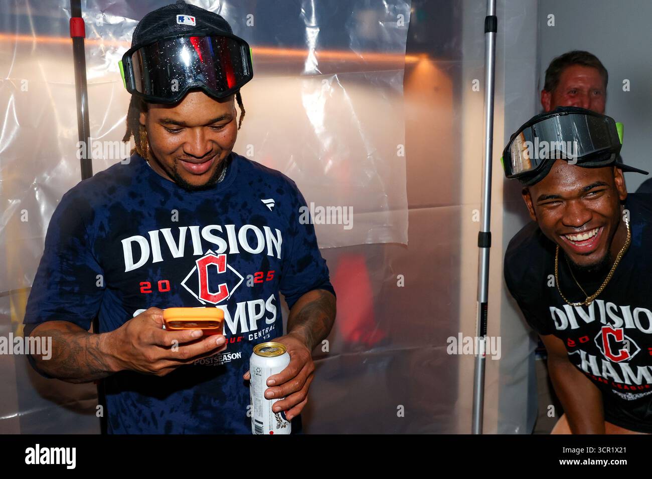 CLEVELAND, OH - SEPTEMBER 28: Cleveland Guardians designated hitter ...