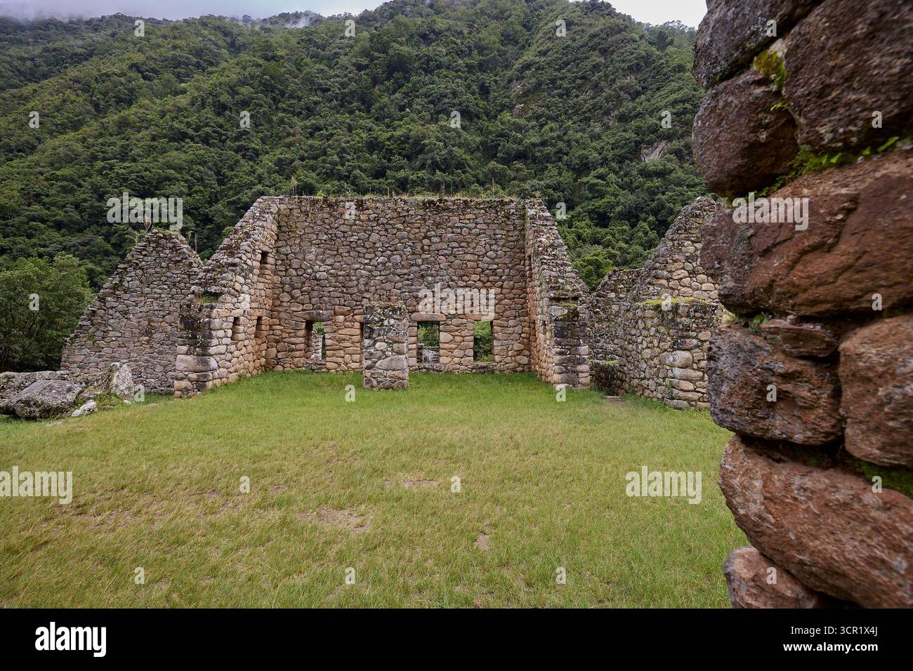 the Chachabamba ruins stand as a testament to the ingenuity of the Inca ...