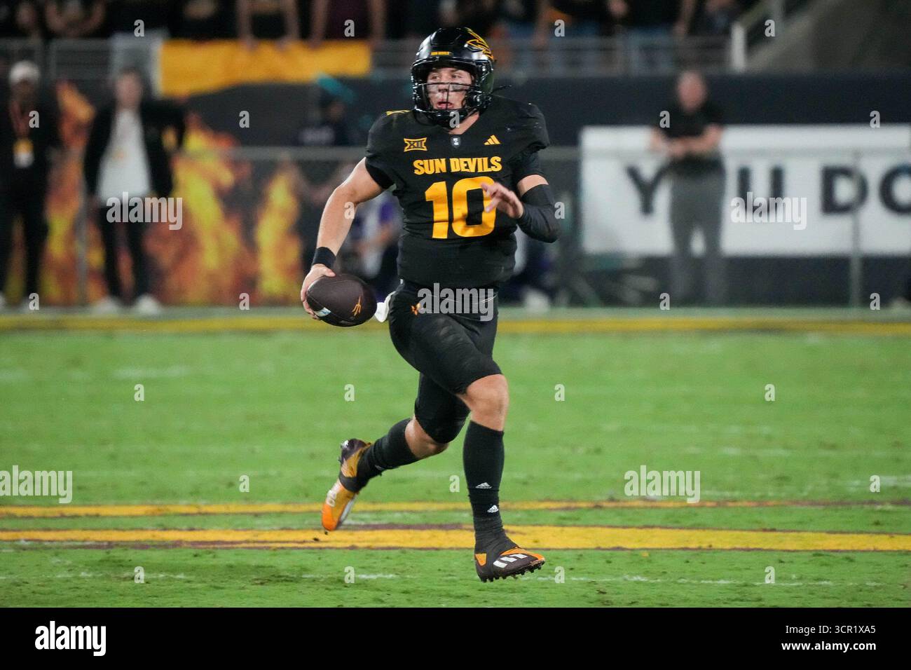Arizona State Sun Devils quarterback Sam Leavitt (10) during a NCAA ...
