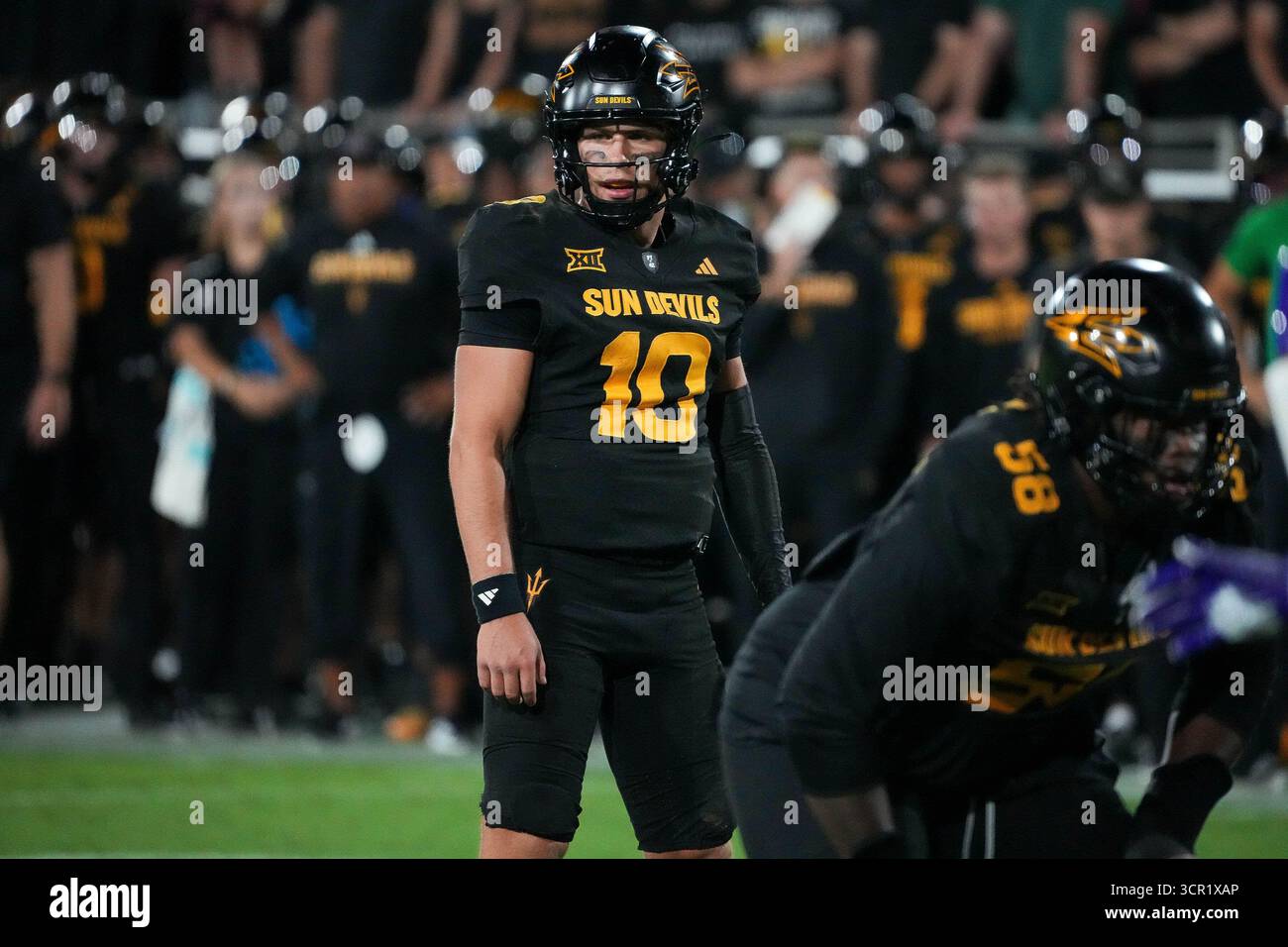 Arizona State Sun Devils quarterback Sam Leavitt (10) during a NCAA ...