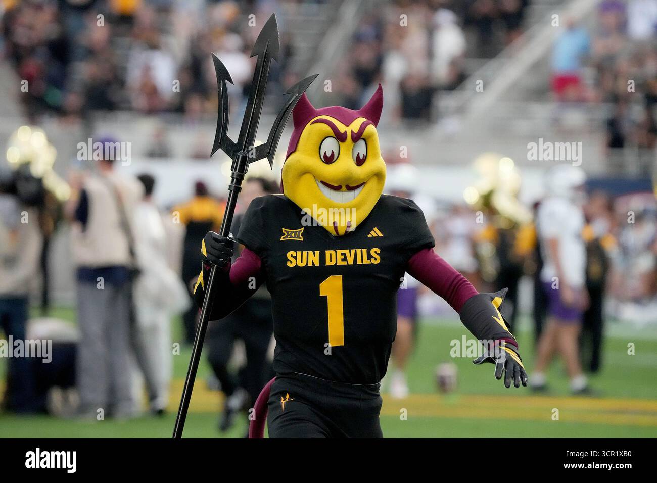Arizona State Sun Devils mascot Sparky during a NCAA college football ...