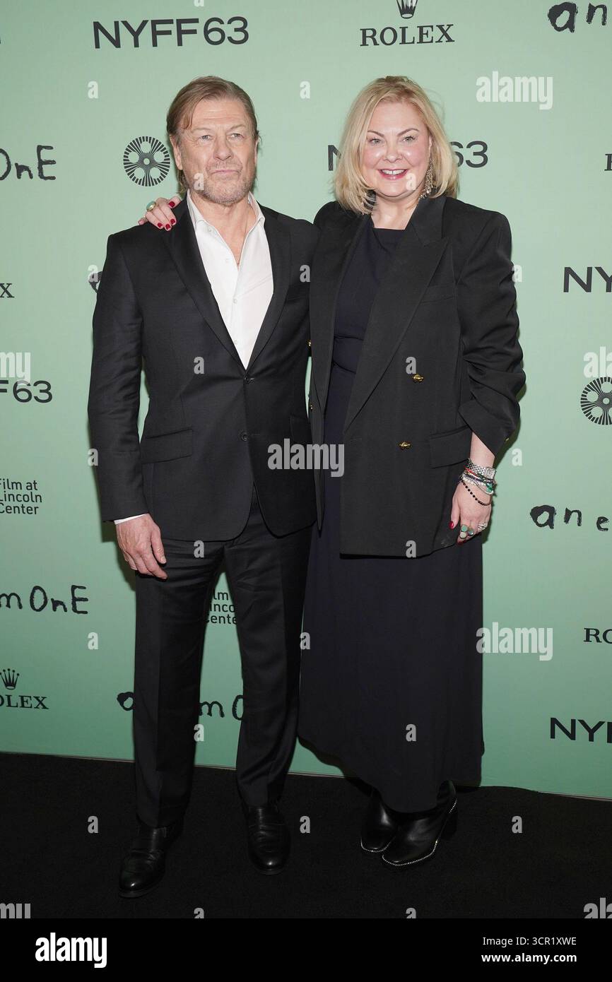 Ny. 28th Sep, 2025. Sean Bean, Ashley Moore at arrivals for ANEMONE ...