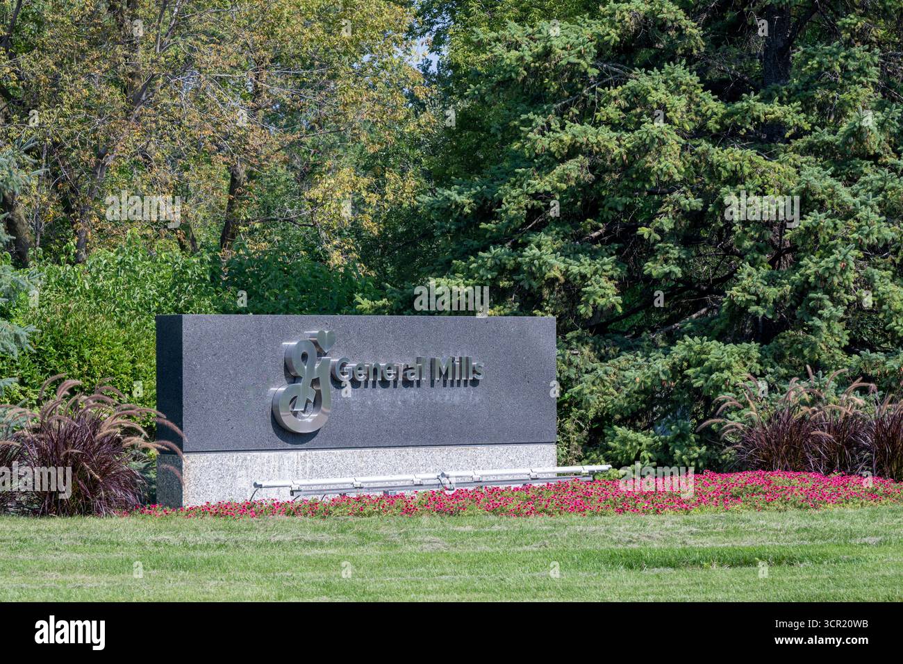 Golden Valley, Minnesota. Logo of the General Mills World Headquarters ...