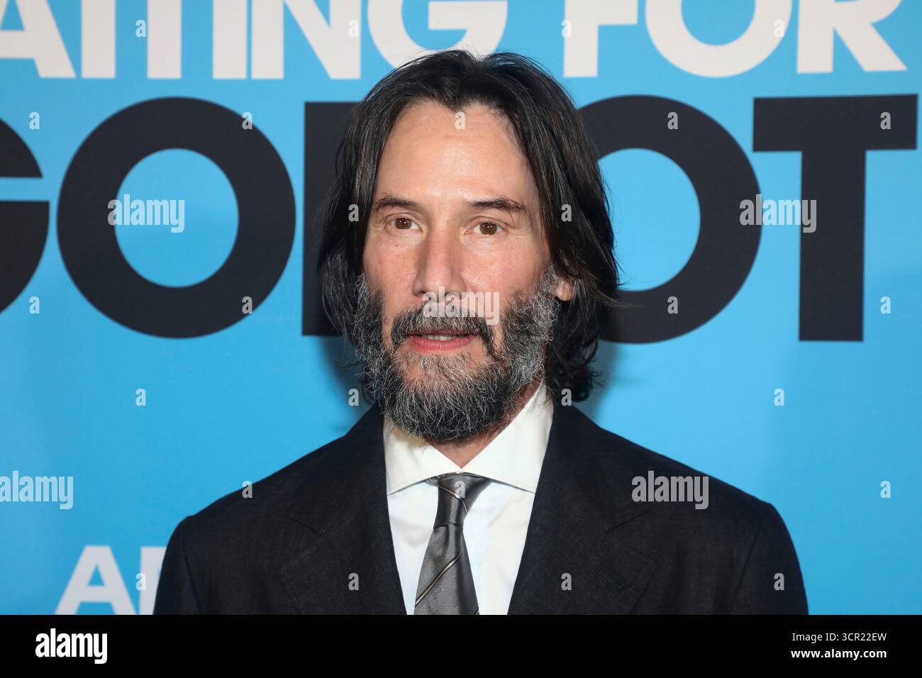 Actor Keanu Reeves attends "Waiting for Godot" Broadway opening night ...