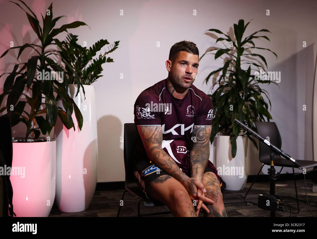 Adam Reynolds during an NRL Broncos Media Session at the Clive ...