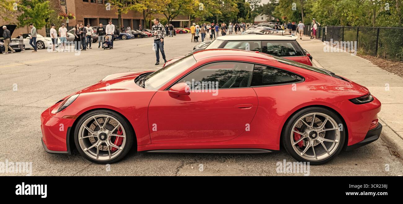 Chicago, Illinois - September 29, 2024: 2023 Porsche 911 GT3 Touring ...