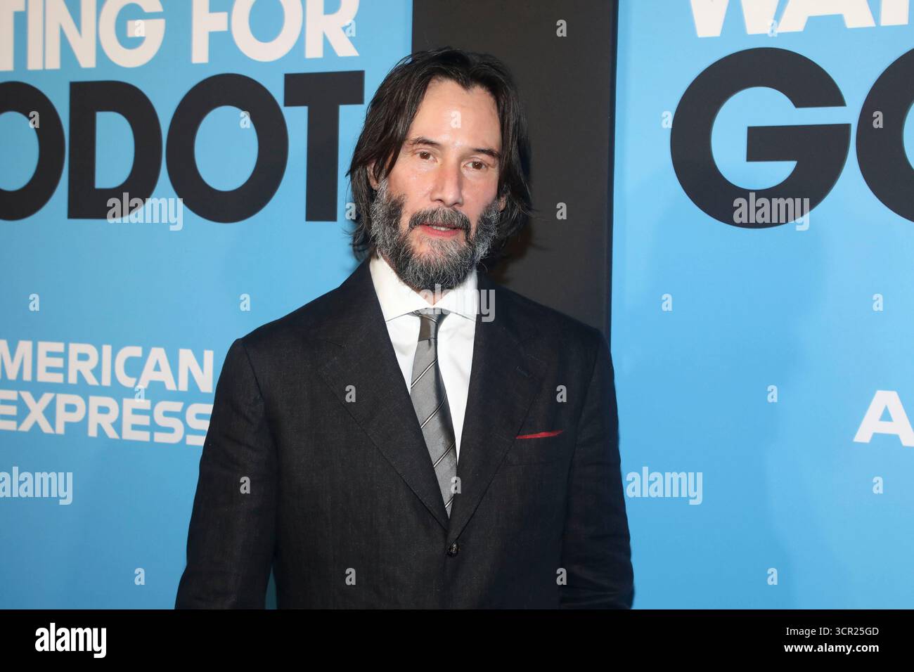Actor Keanu Reeves attends "Waiting for Godot" Broadway opening night ...