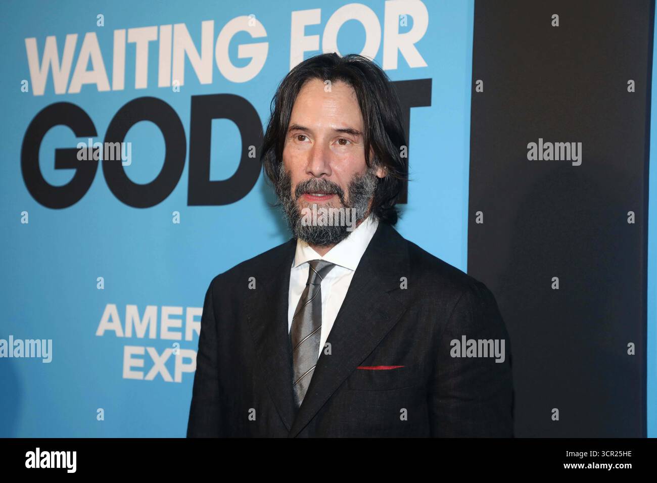 Actor Keanu Reeves attends "Waiting for Godot" Broadway opening night ...