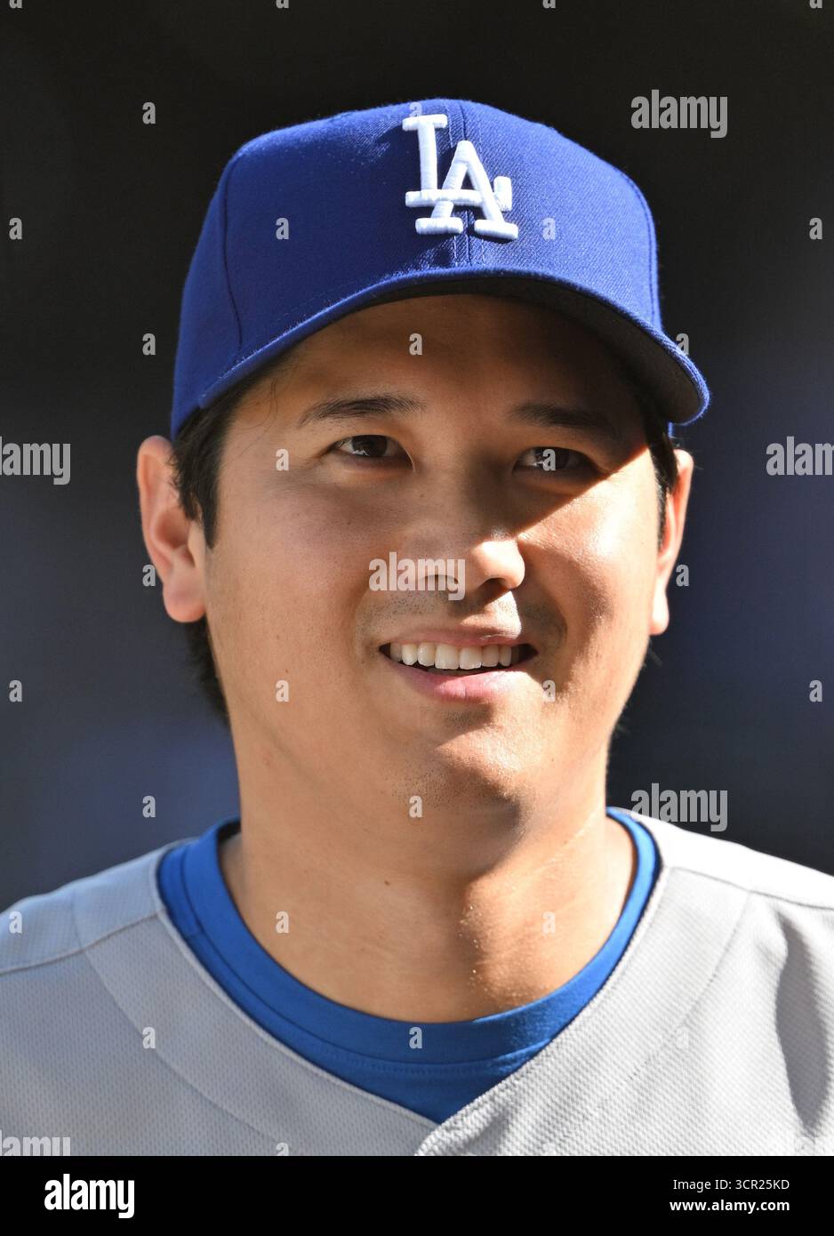 Los Angeles Dodgers' designated hitter Shohei Ohtani attends an ...