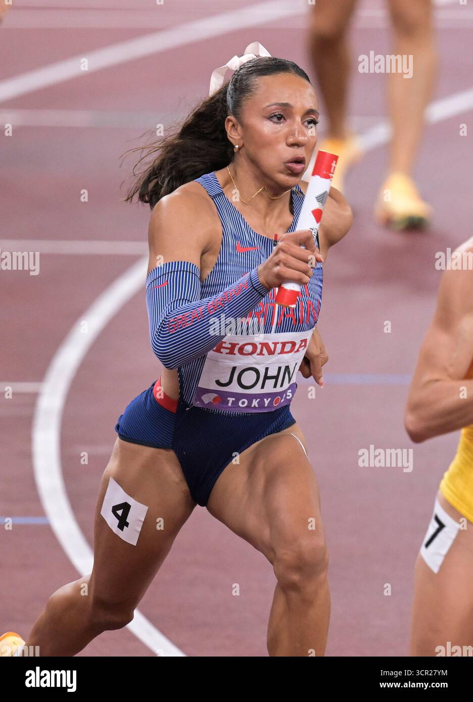Yemi Mary John of Great Britain & NI competing in the 4X400m Relay ...