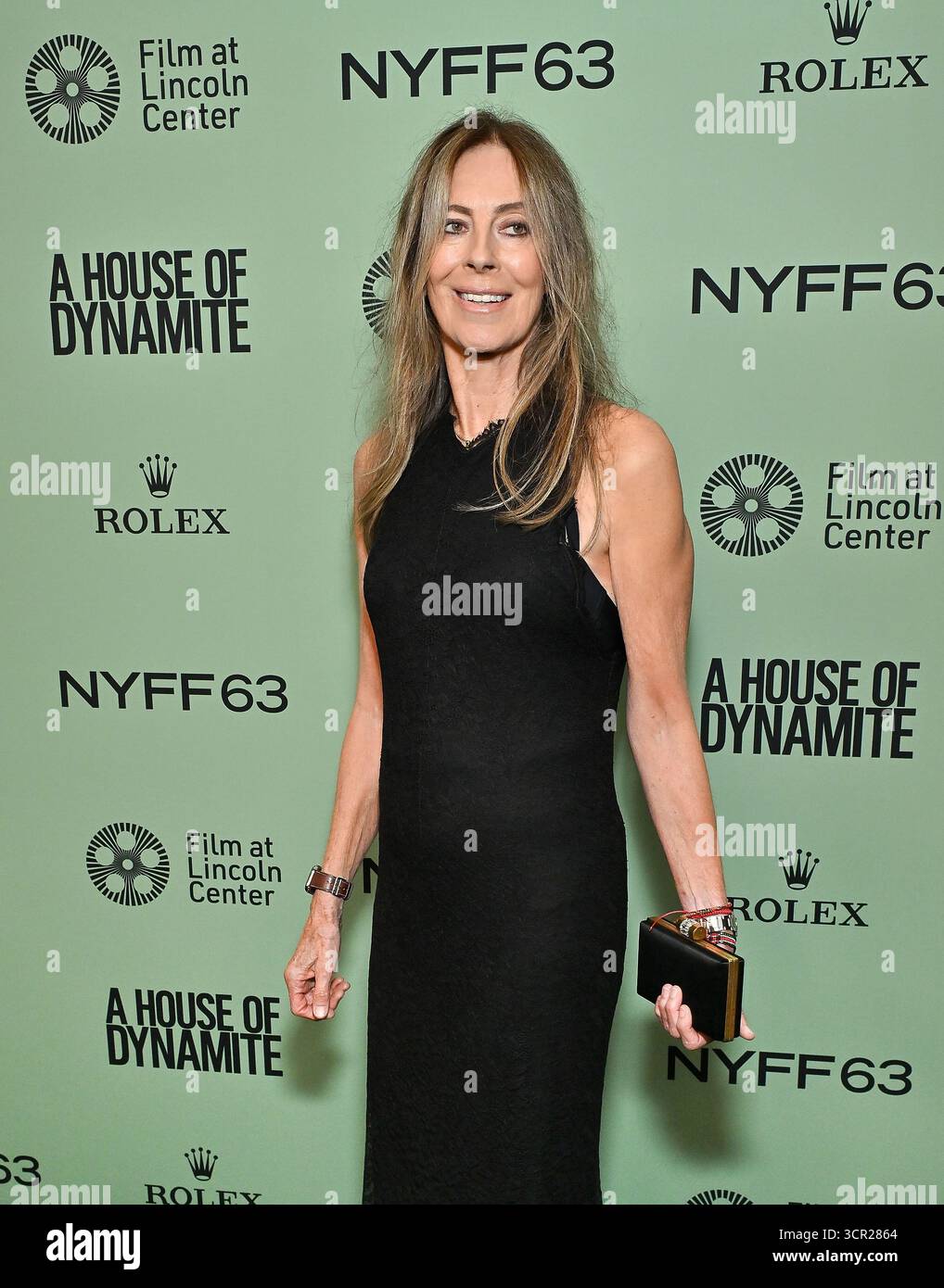 Kathryn Bigelow attends the premiere of "A House of Dynamite" at Alice Tully Hall during the ...