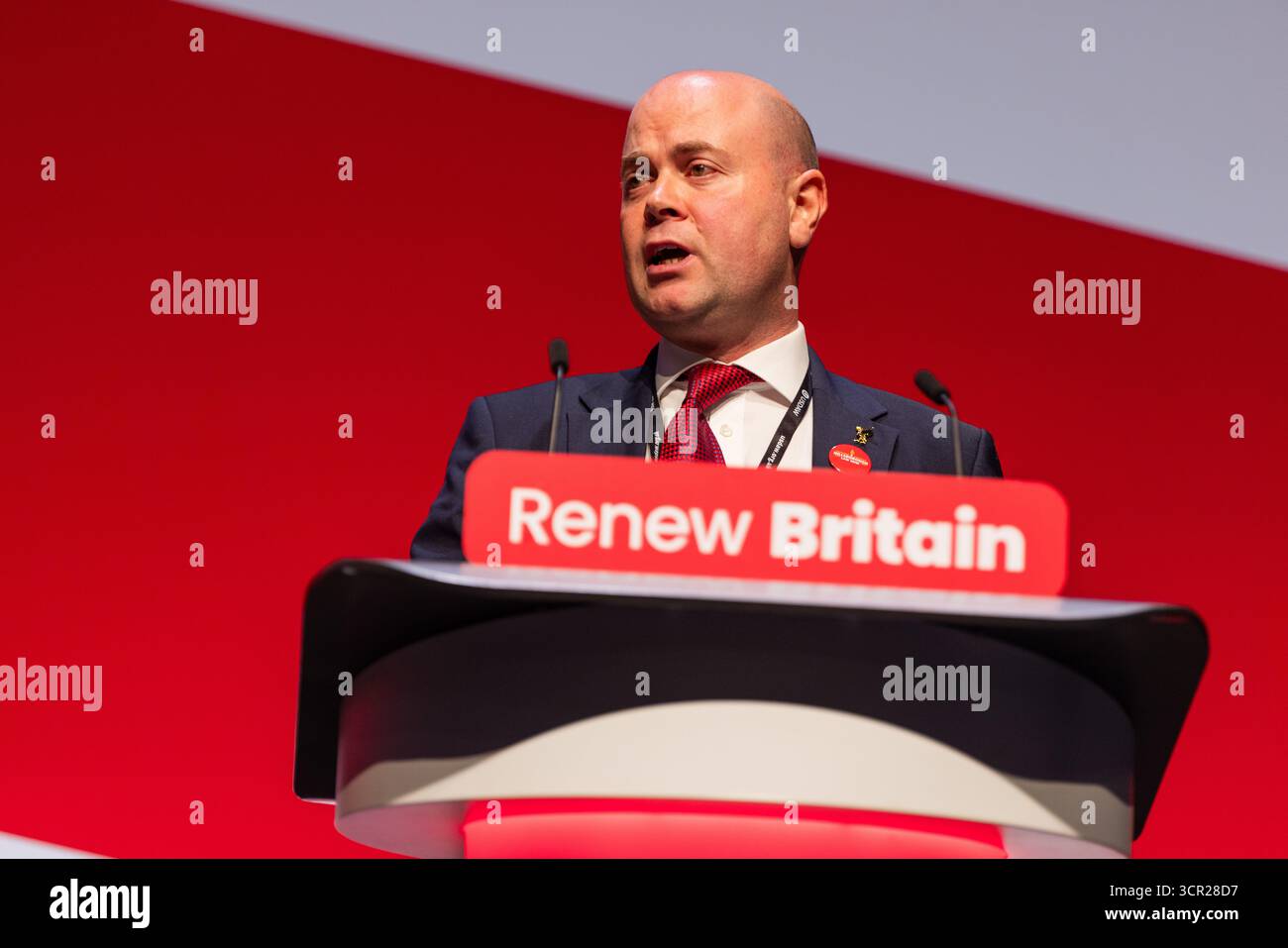 Liverpool, UK. 28 SEP, 2025. Liam Robinson, leader of Liverpool City ...