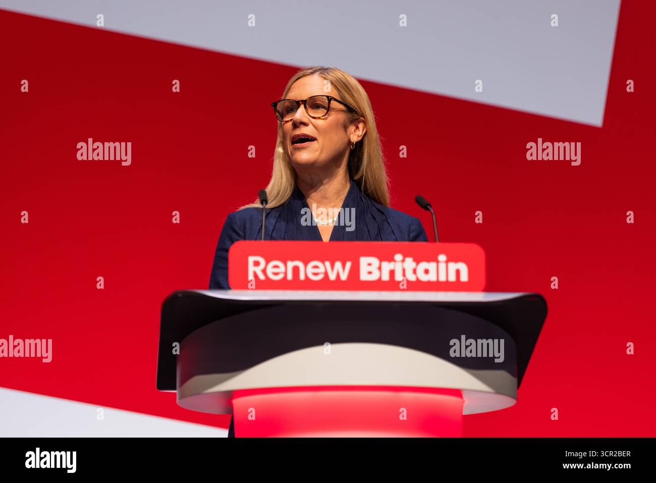 Liverpool, UK. 28 SEP, 2025. Ellie Reeves, MP for Lewisham West and ...