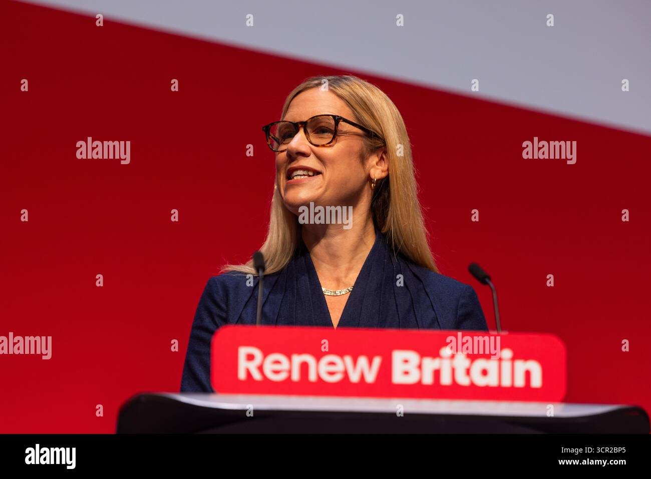 Liverpool, UK. 28 SEP, 2025. Ellie Reeves, MP for Lewisham West and ...