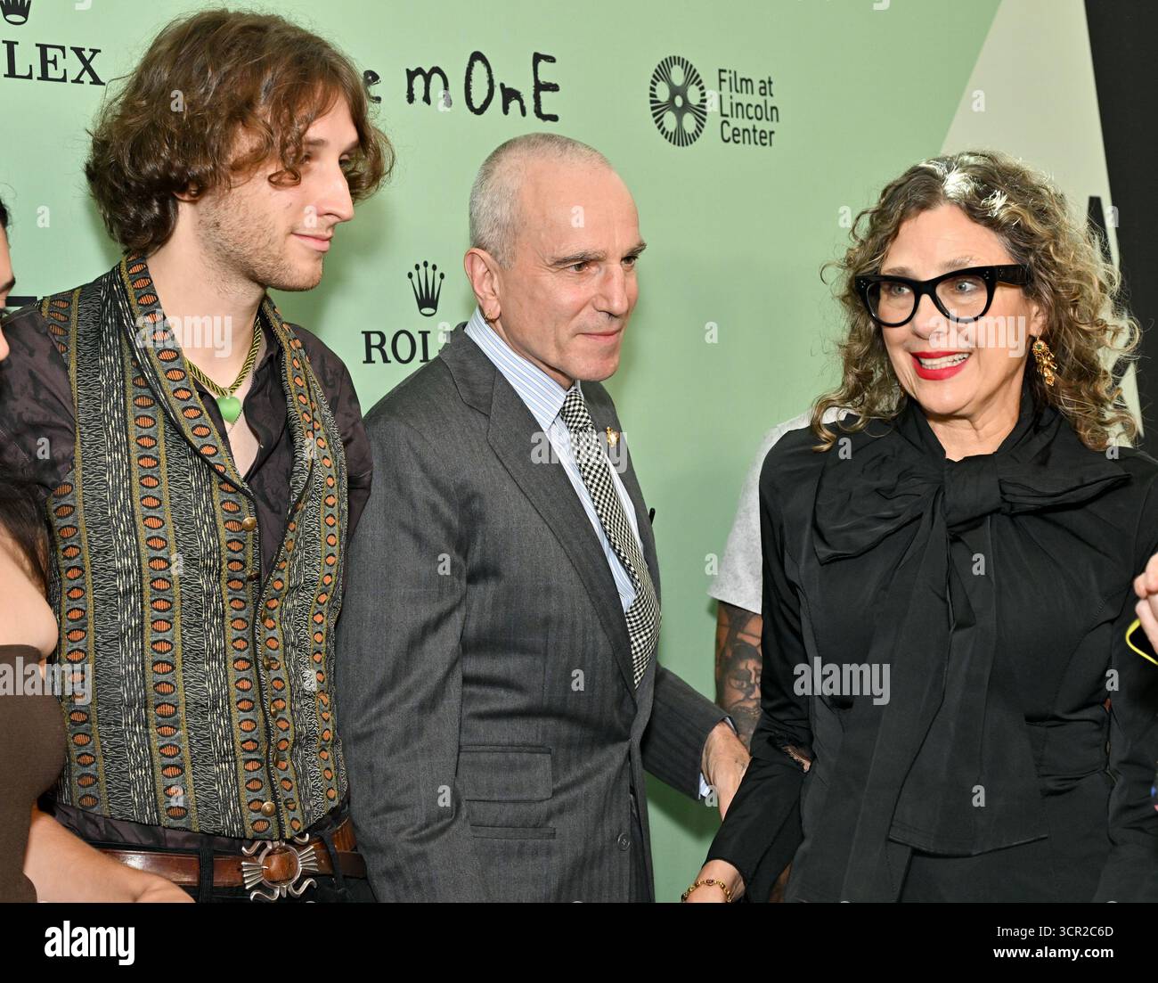 Ronan Day-Lewis, left, Daniel Day-Lewis and Rebecca Miller attend the ...