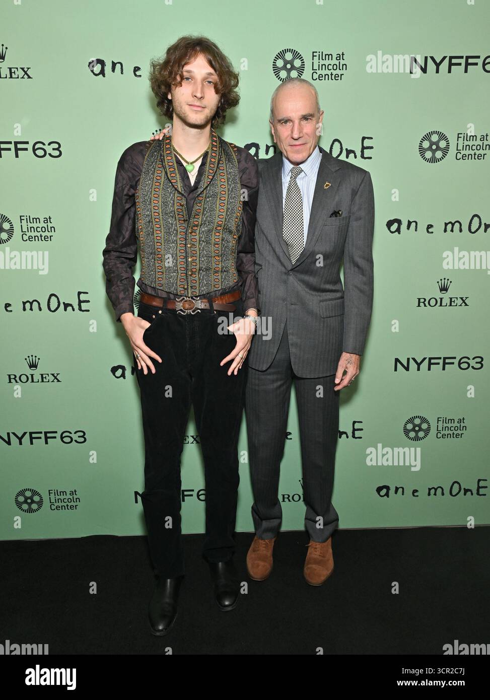 Director Ronan Day-Lewis, left, and actor Daniel Day-Lewis attend the ...