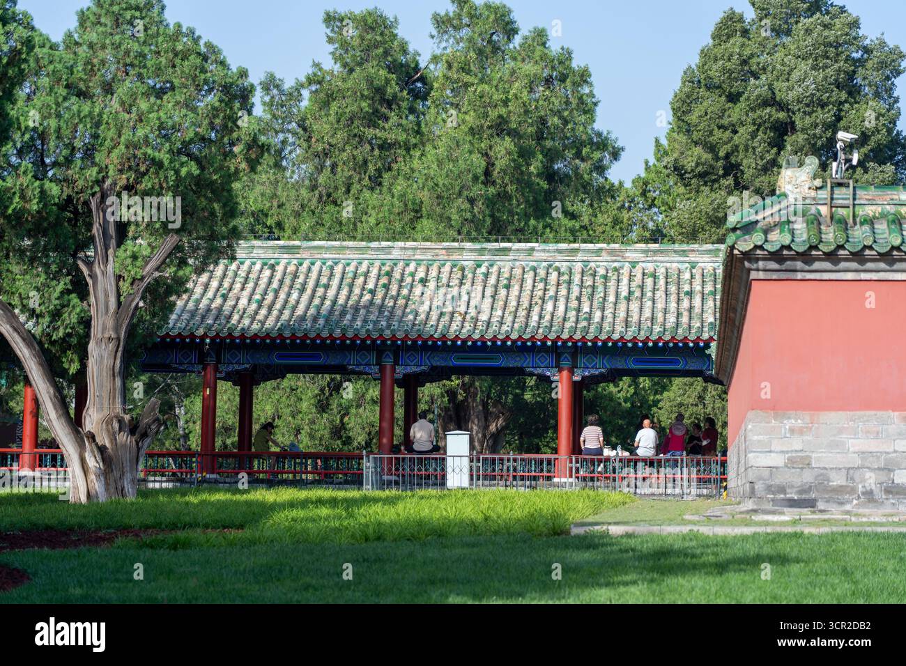 Beijing, China - September 14, 2025 : Traditional Chinese covered ...