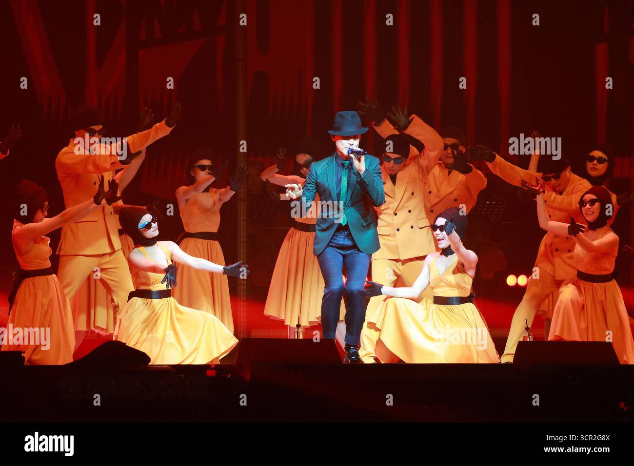 Hong Kong singer and actor Jacky Cheung holds a concert in Shanghai ...