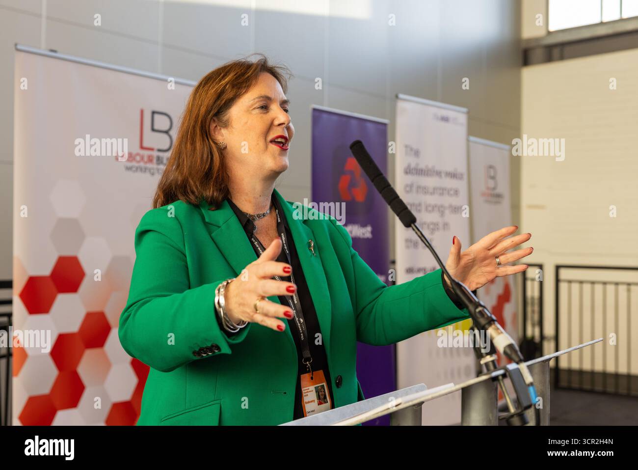 Liverpool, UK. 28 SEP, 2025. Claire Ward, Mayor of the East Midlands ...