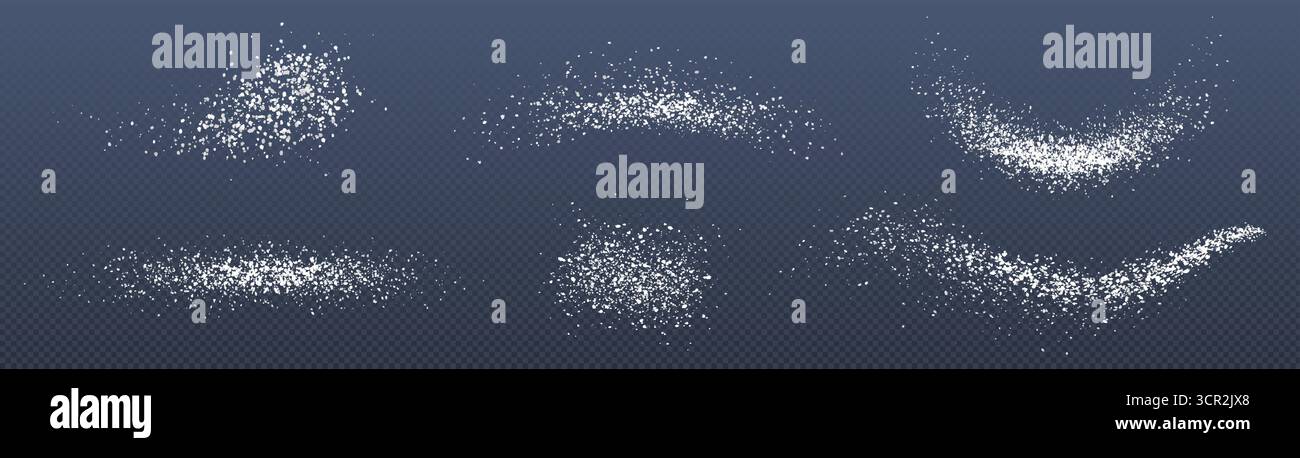 Dust particles white snow scatter Stock Vector Images - Alamy