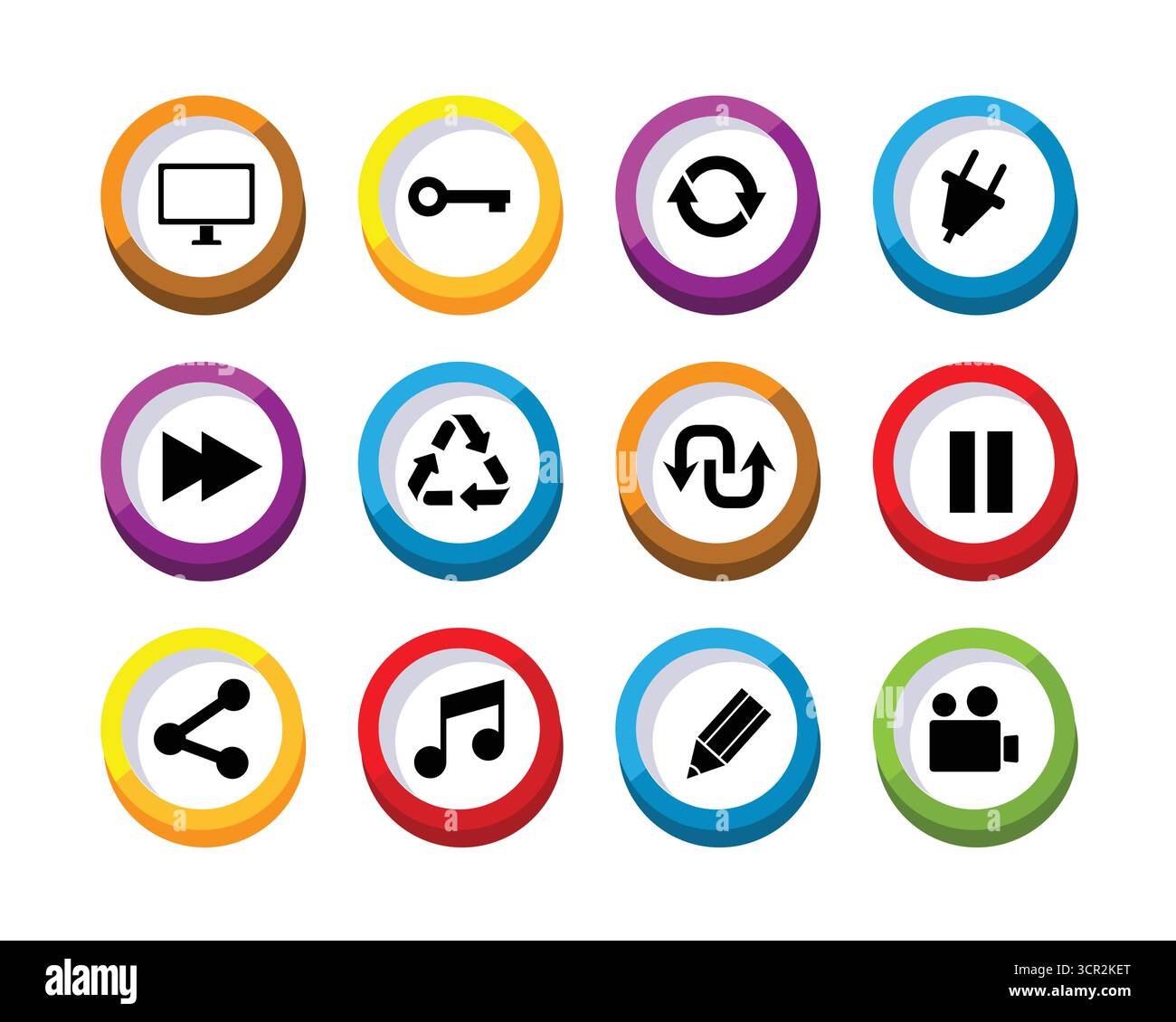 Link icon symbols on Cut Out Stock Images & Pictures - Alamy