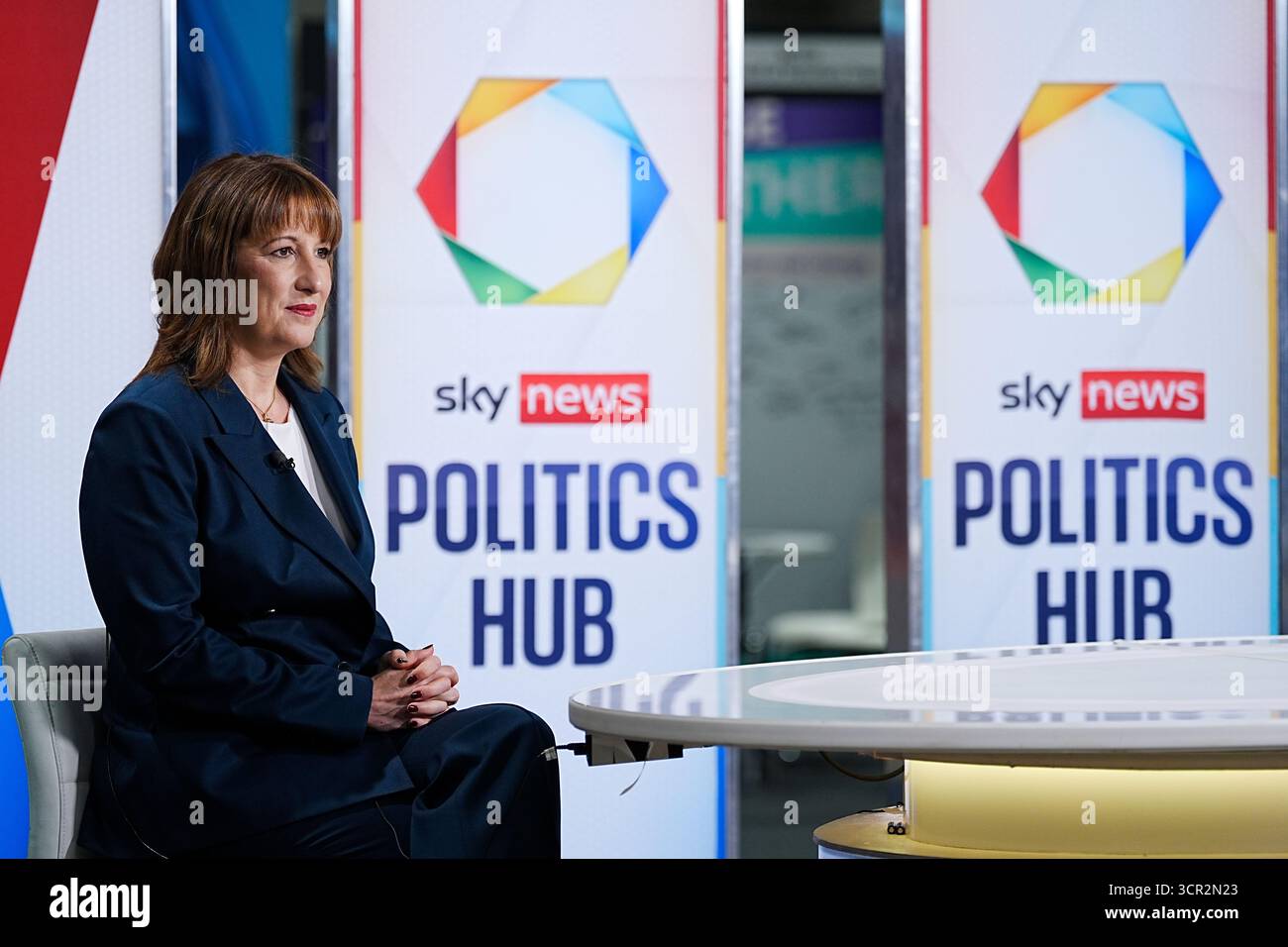 Chancellor of the Exchequer Rachel Reeves appears on Sky News ...