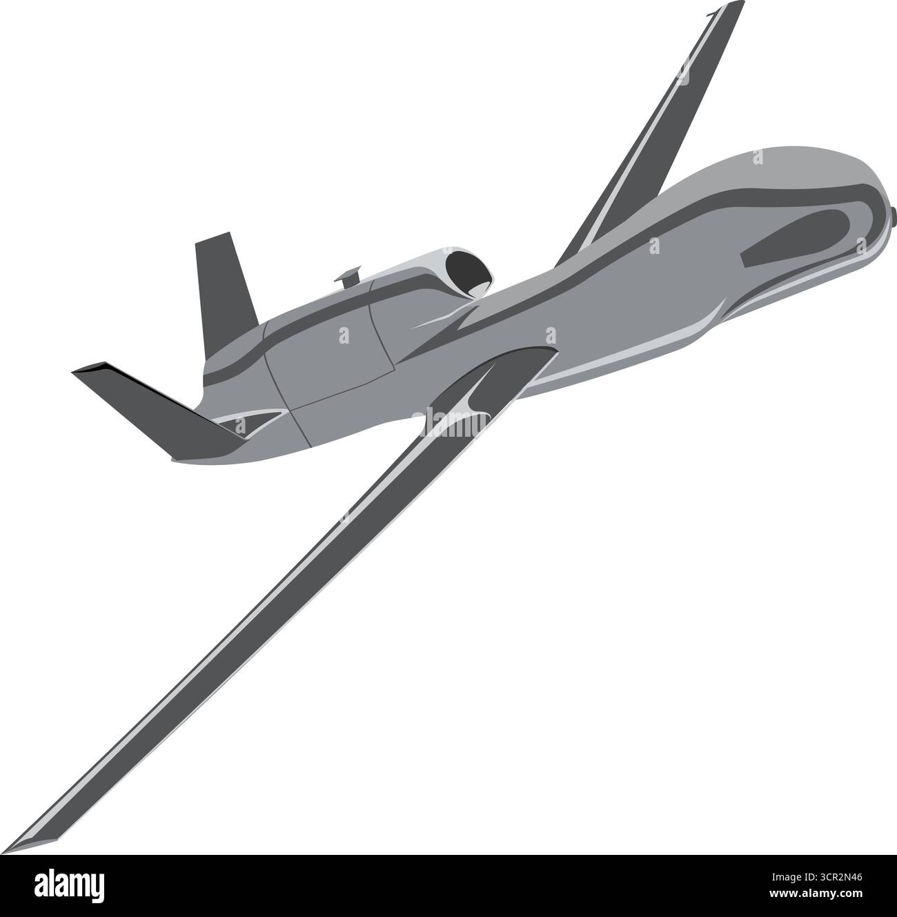 Modern drone flying camera Stock Vector Images - Alamy