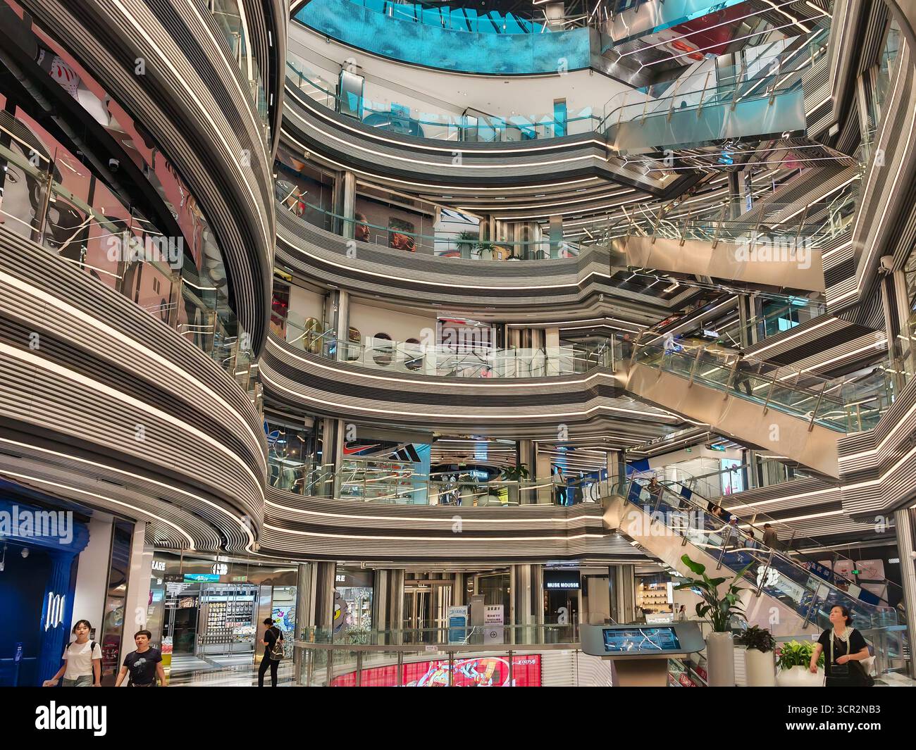 Beijing, China - September 15, 2025 : Modern, multi-story interior of ...