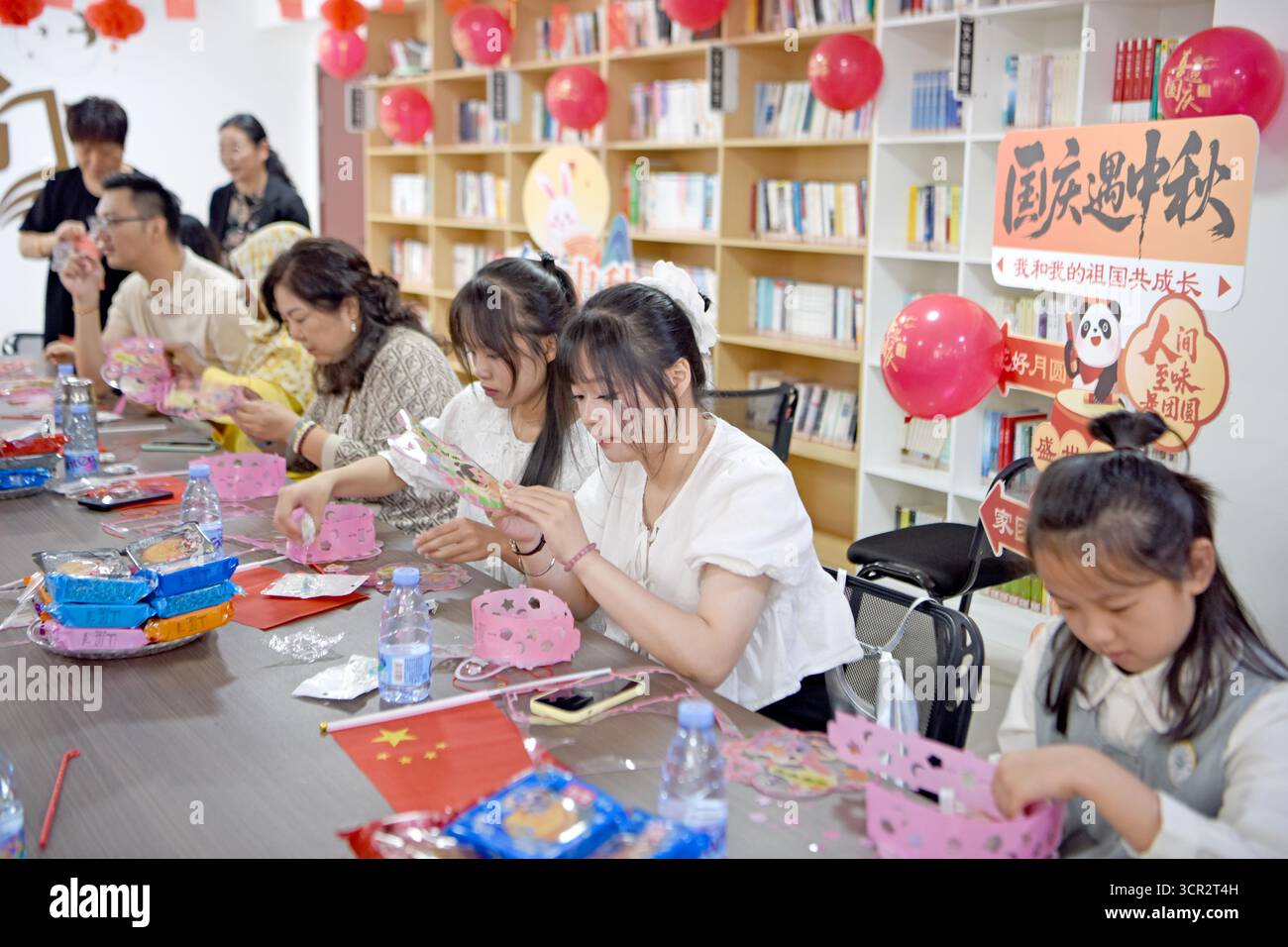 People take part in activities to welcome the Mid-Autumn festival in ...