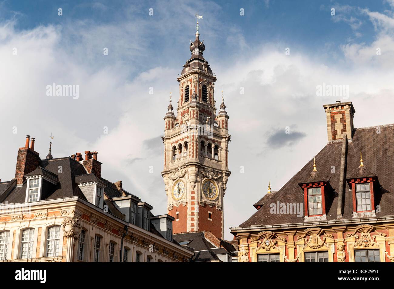 Lille France September 2025 Belfry of the chambre de commerce de Lille ...