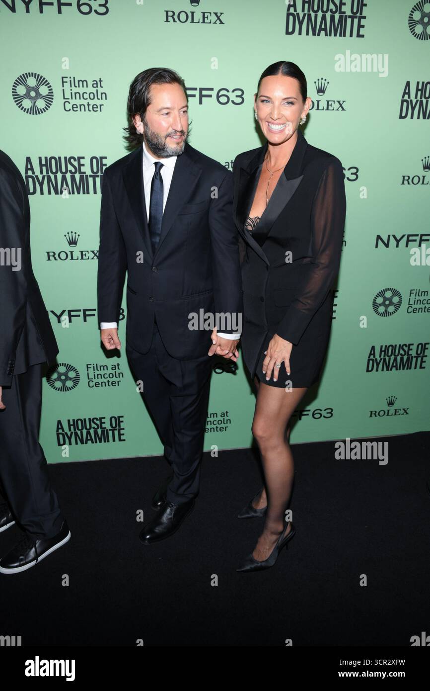 Greg Shapiro (L) attends the "A House of Dynamite" red carpet during ...
