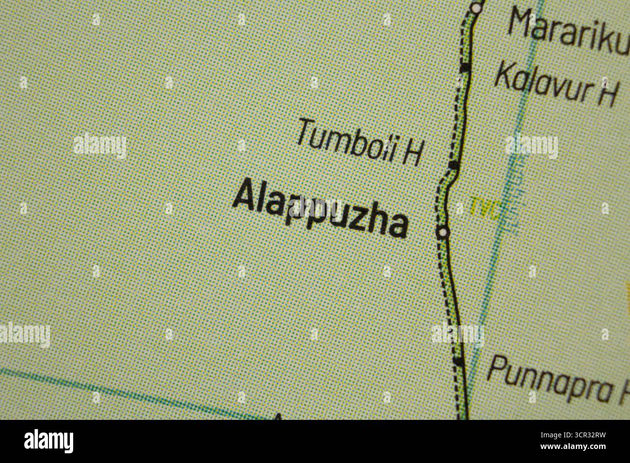Alappuzha - India Railways junction schematic transport map train ...
