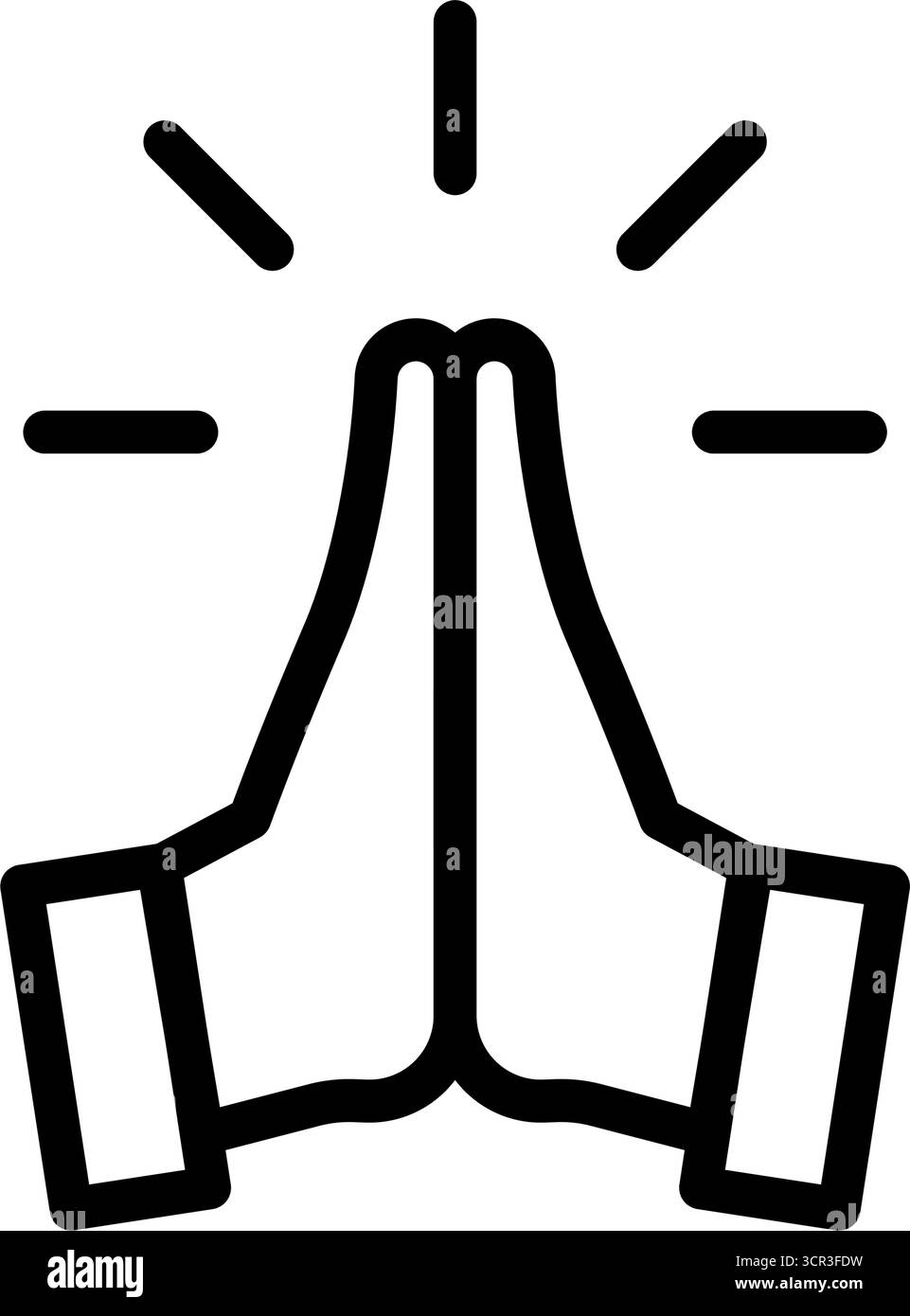 Religious gesture Black and White Stock Photos & Images - Alamy