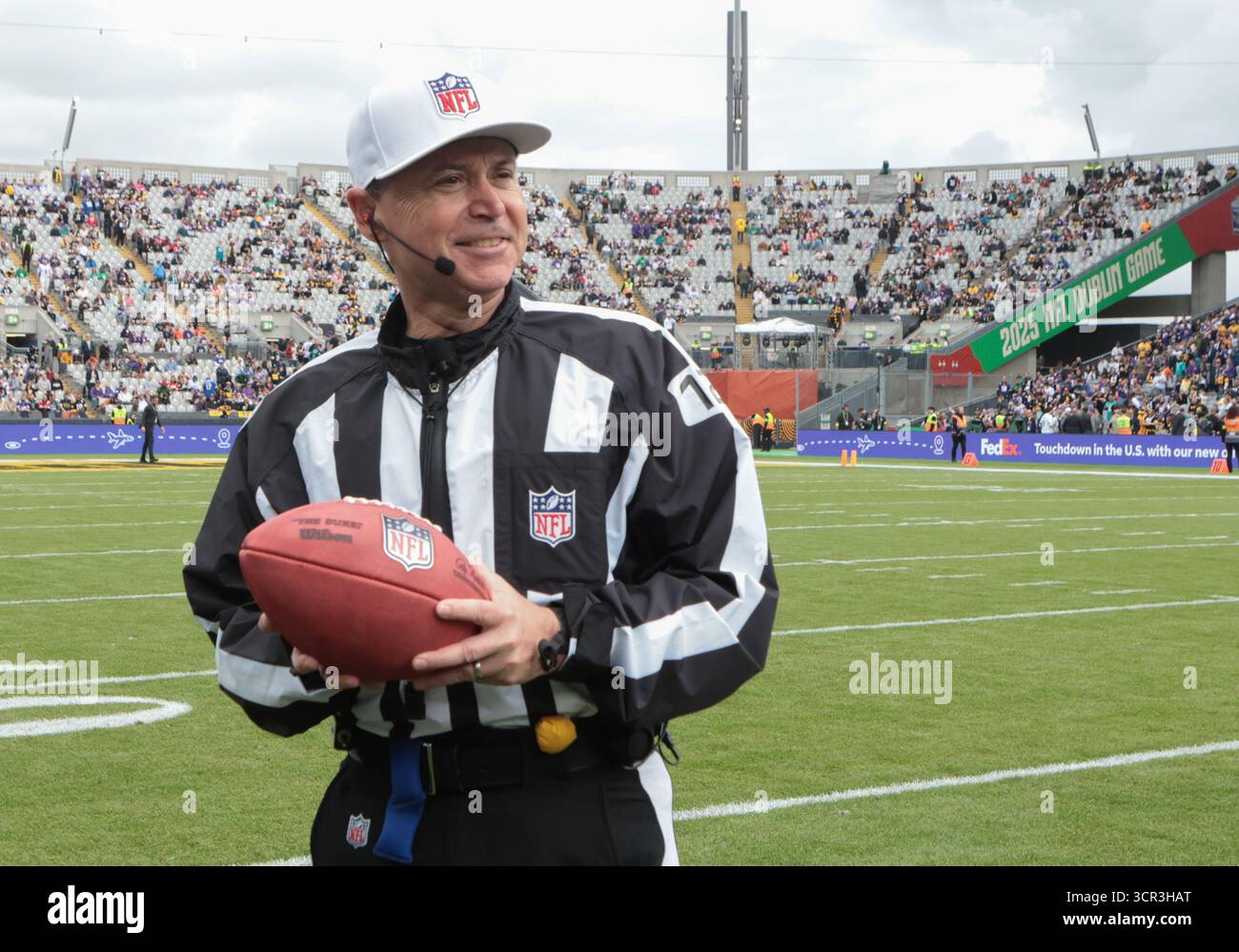 The FedEx game ball delivery ahead of the Pittsburg Steelers versus the ...