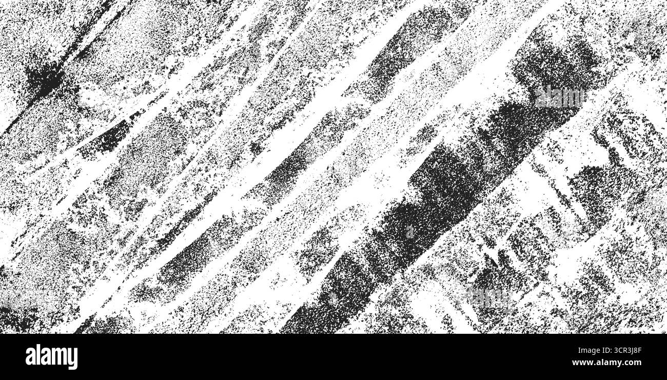 Grunge urban crumpled rough paper collage punk overlay texture vector ...