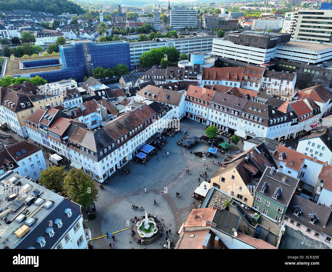 29 September 2025, Saarland, Saarbrücken: View of the St. Johanner ...