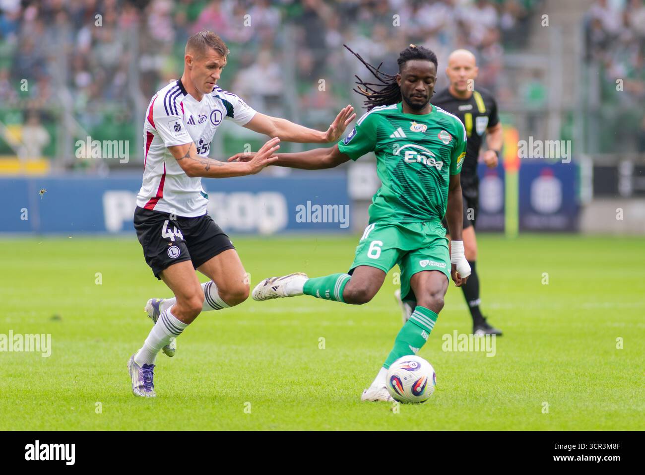 Legia Warsaw face Radomiak Radom in a Polish Ekstraklasa match at the ...