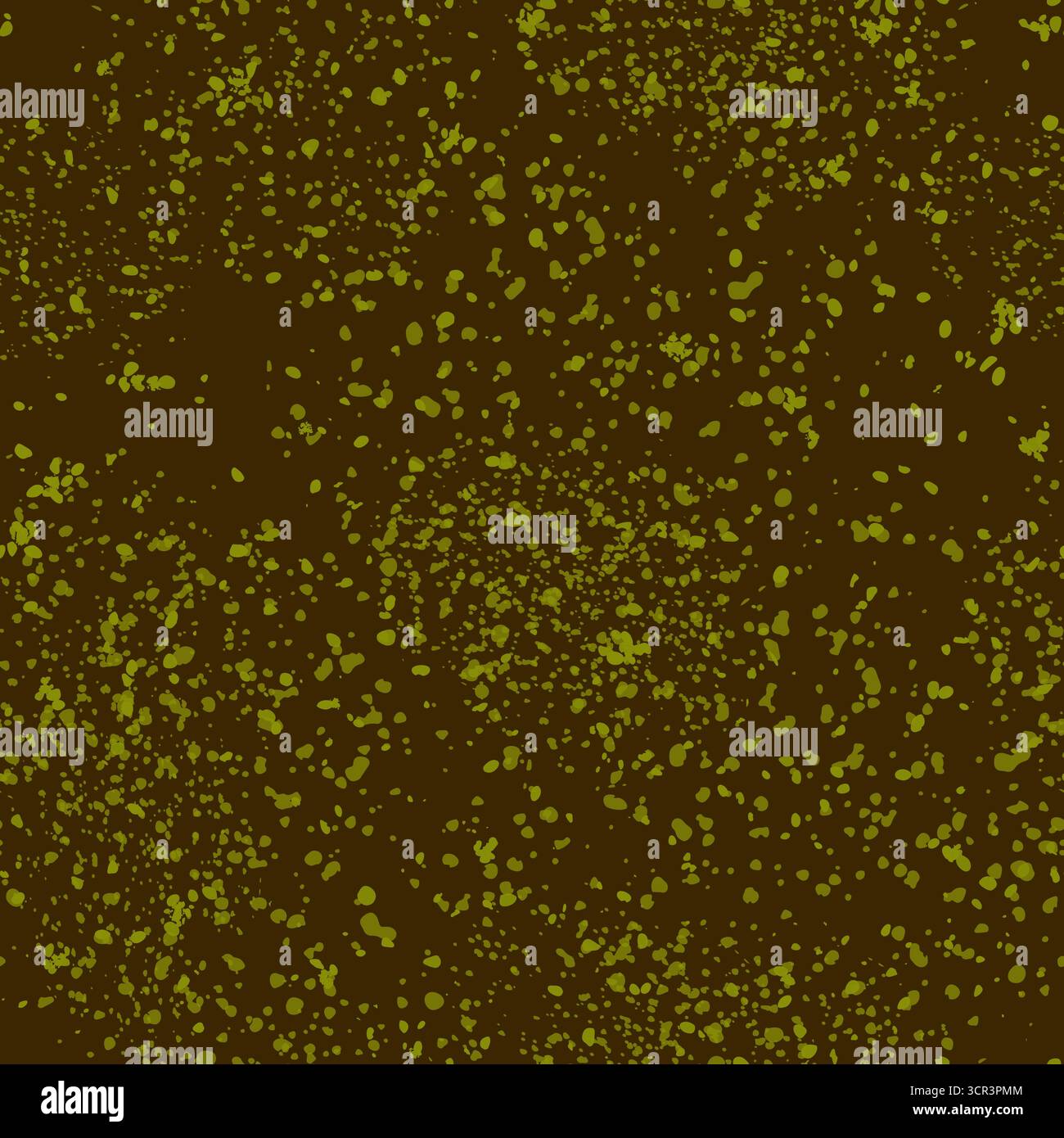 Abstract seamless pattern of earth colors. Many small green paint ...