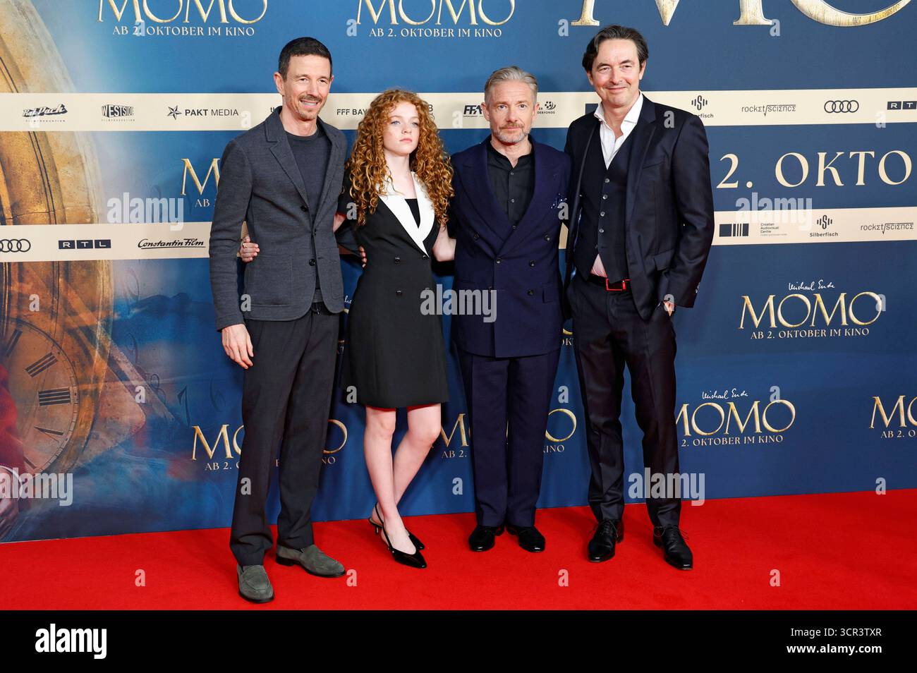 Oliver Berben, Alexa Goodall, Martin Freeman und Martin Bachmann bei ...