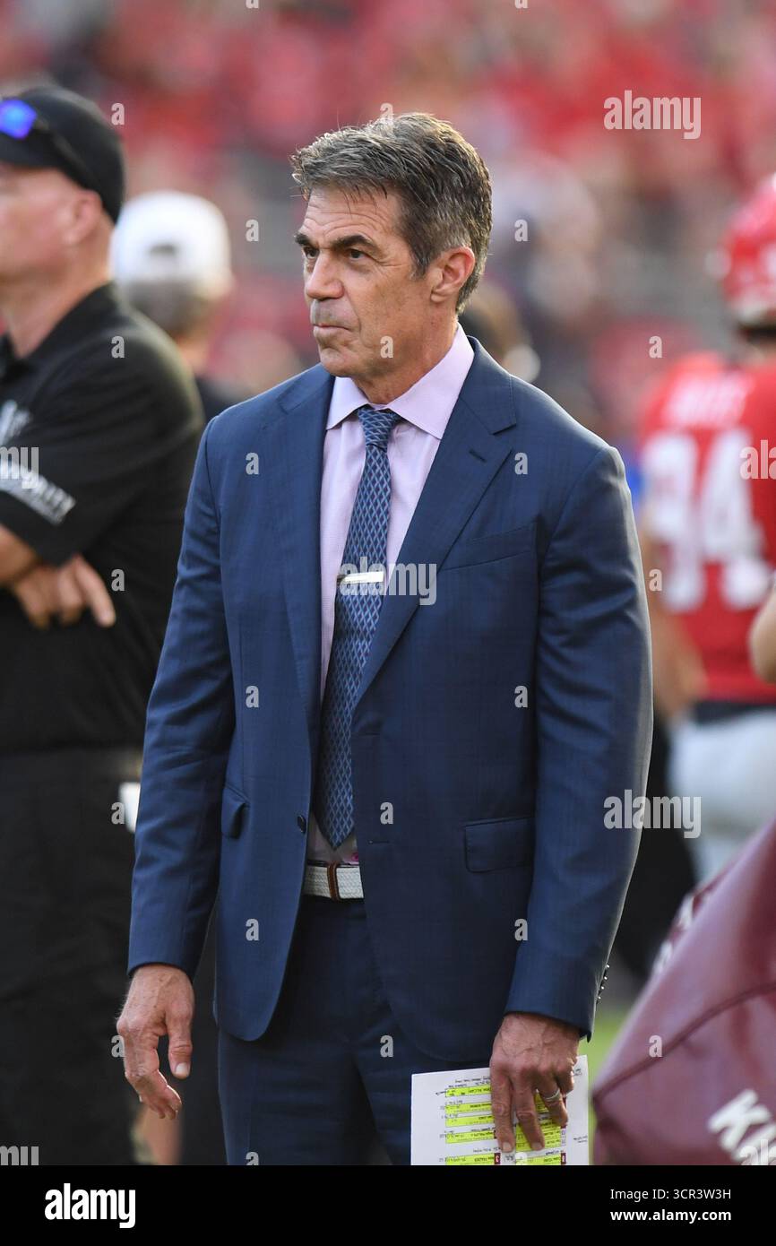 ATHENS, GA - SEPTEMBER 27: Chris Fowler of ESPN looks on prior to the ...