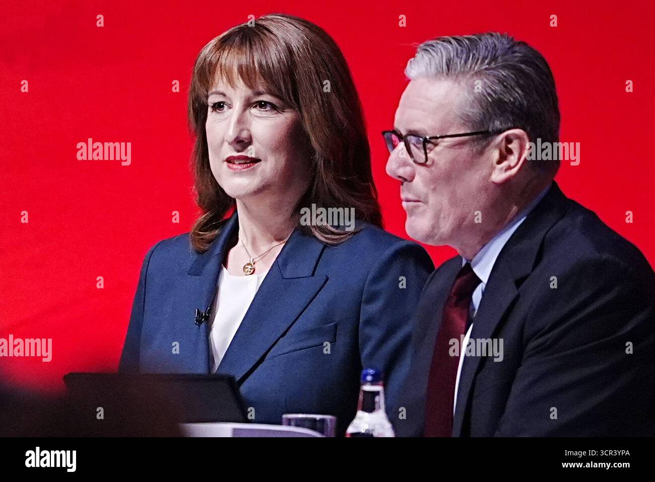 Chancellor of the Exchequer Rachel Reeves makes a speech during the ...