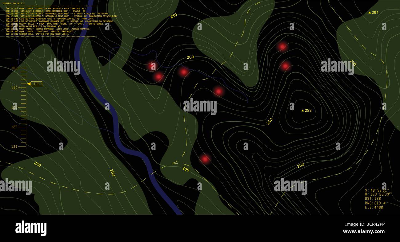 Altitude survey Stock Vector Images - Alamy
