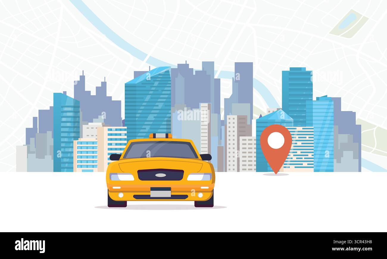 People order taxi online Cut Out Stock Images & Pictures - Alamy