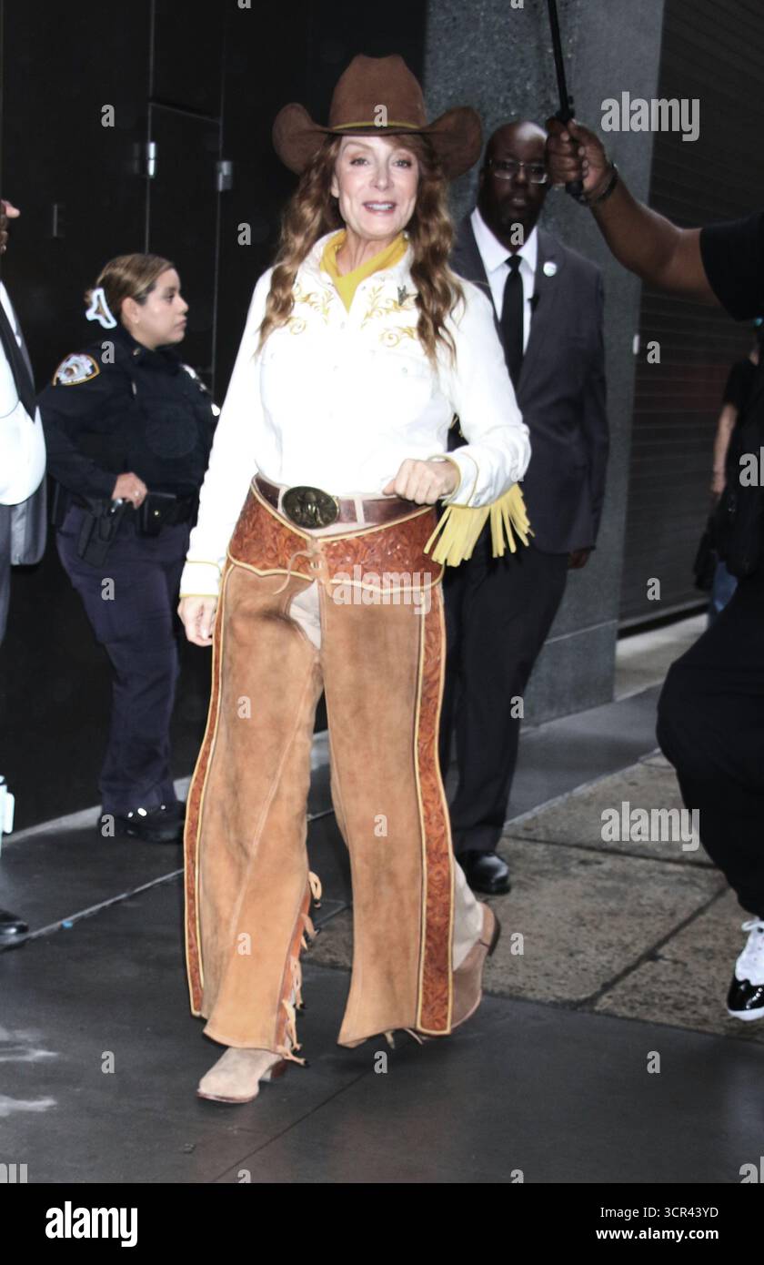 September 25, 2025 Kristin Carey on ABC Studio in New York. September ...