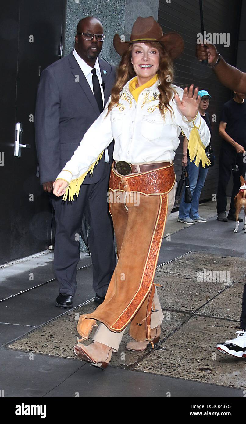 September 25, 2025 Kristin Carey on ABC Studio in New York. September ...